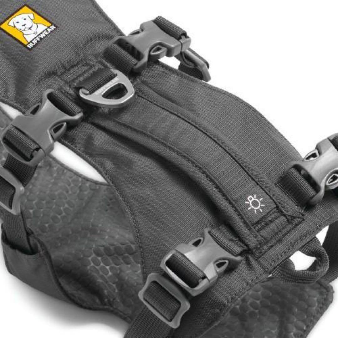 【未使用】ruffwear ハーネス グレー　胸囲56〜69cm