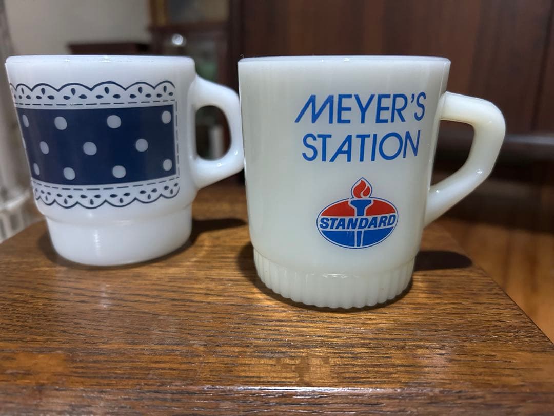 ファイヤーキング　Meyer’s Stationアドマグ 水玉レース 2客セット