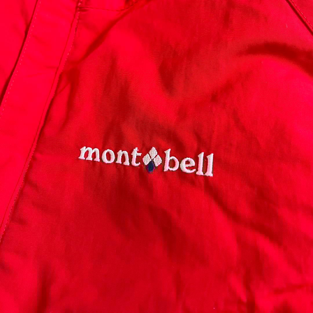 【美品✨】モンベル　mont-bell スキーウェア上下セット130 120 赤