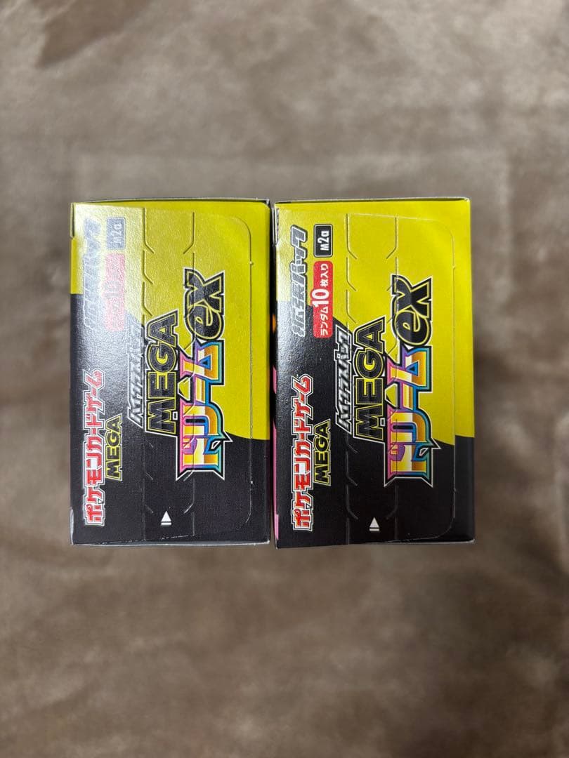 ポケモンカード MEGAドリームEX 2BOX シュリンクなし・ペリペリ有り