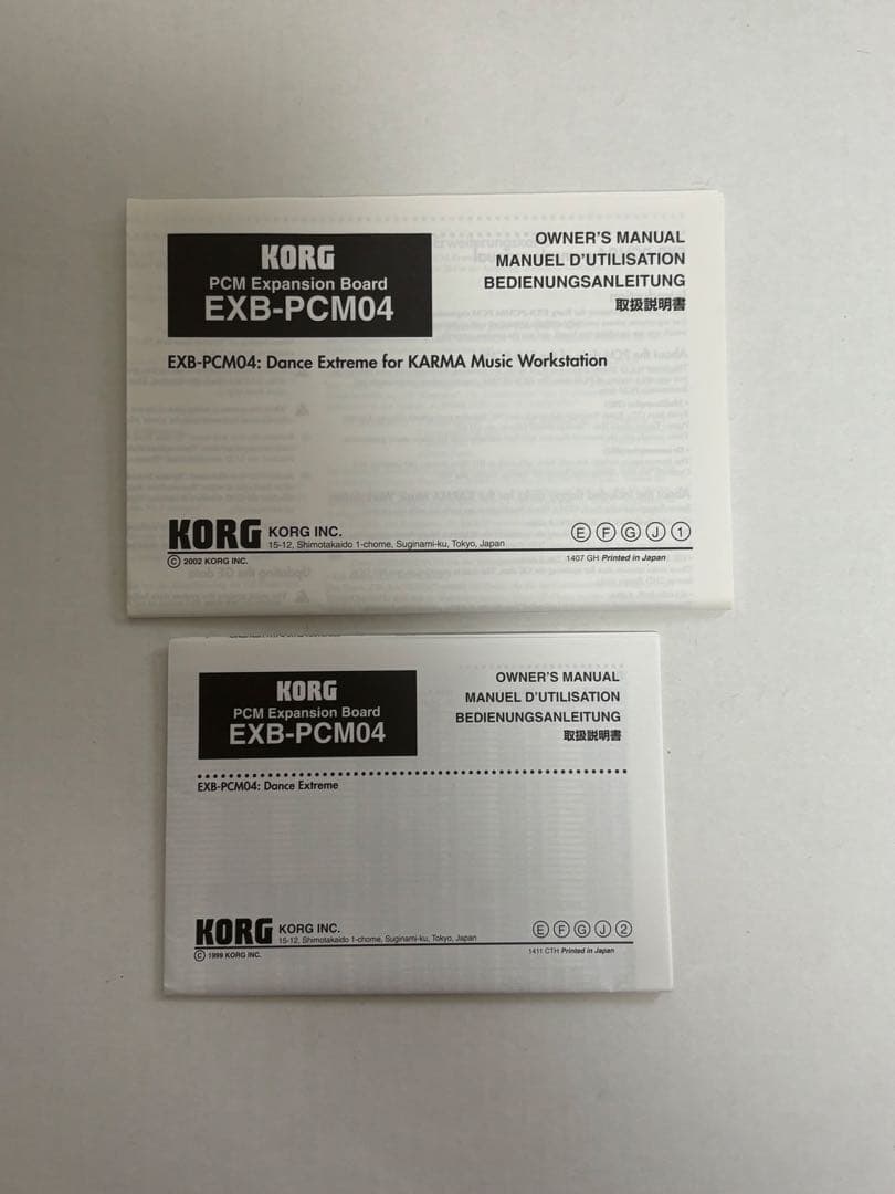 KORG EXB-PCM04 DANCE EXTREME PCM拡張音源ボード