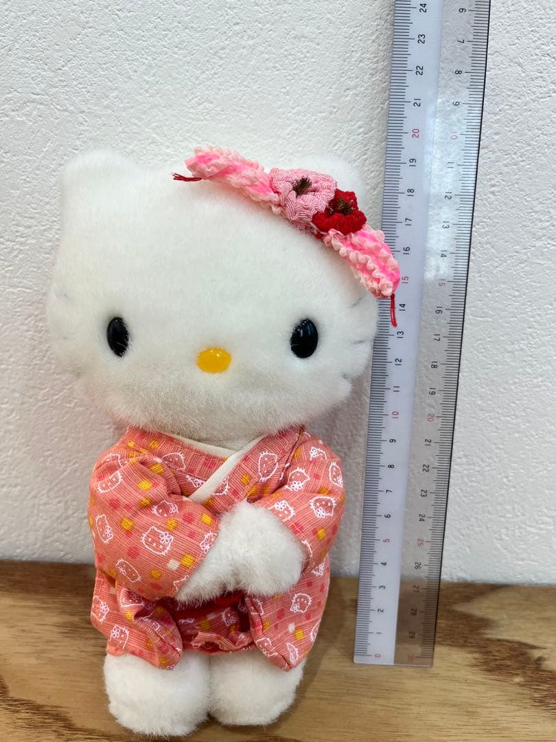 ハローキティ 着物ぬいぐるみ マスコット 京都限定　2001年　平成レトロ　レア