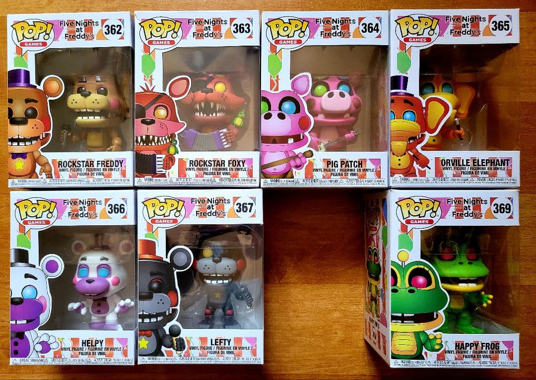 FUNKO POP　Five Nights at Freddy's　7体セット