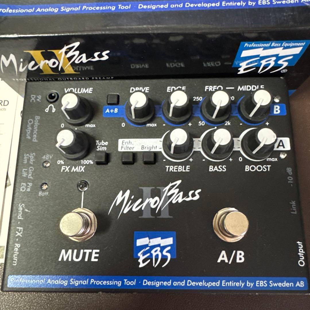 EBS MicroBass II ベースプリアンプ