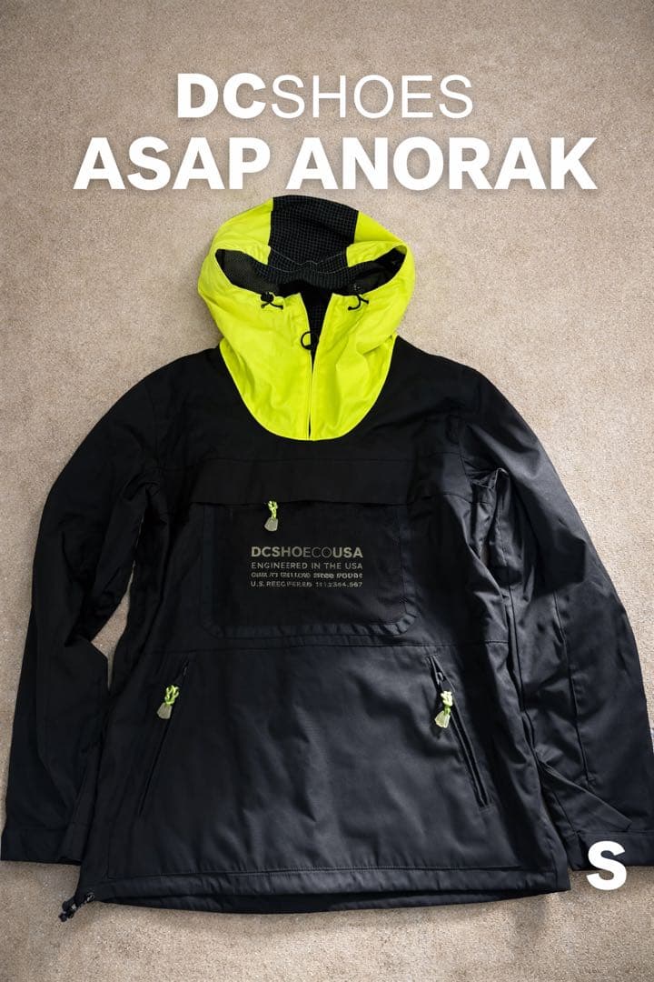 DC SHOES ディーシーシューズ　ASAP ANORAK スノボ　ウェアS