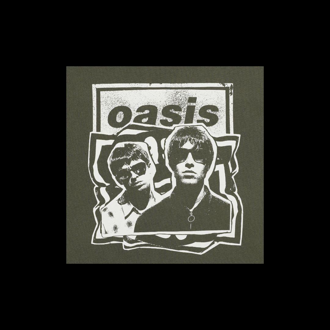 oasis Tシャツ XLサイズ オリーブグリーン 完売品