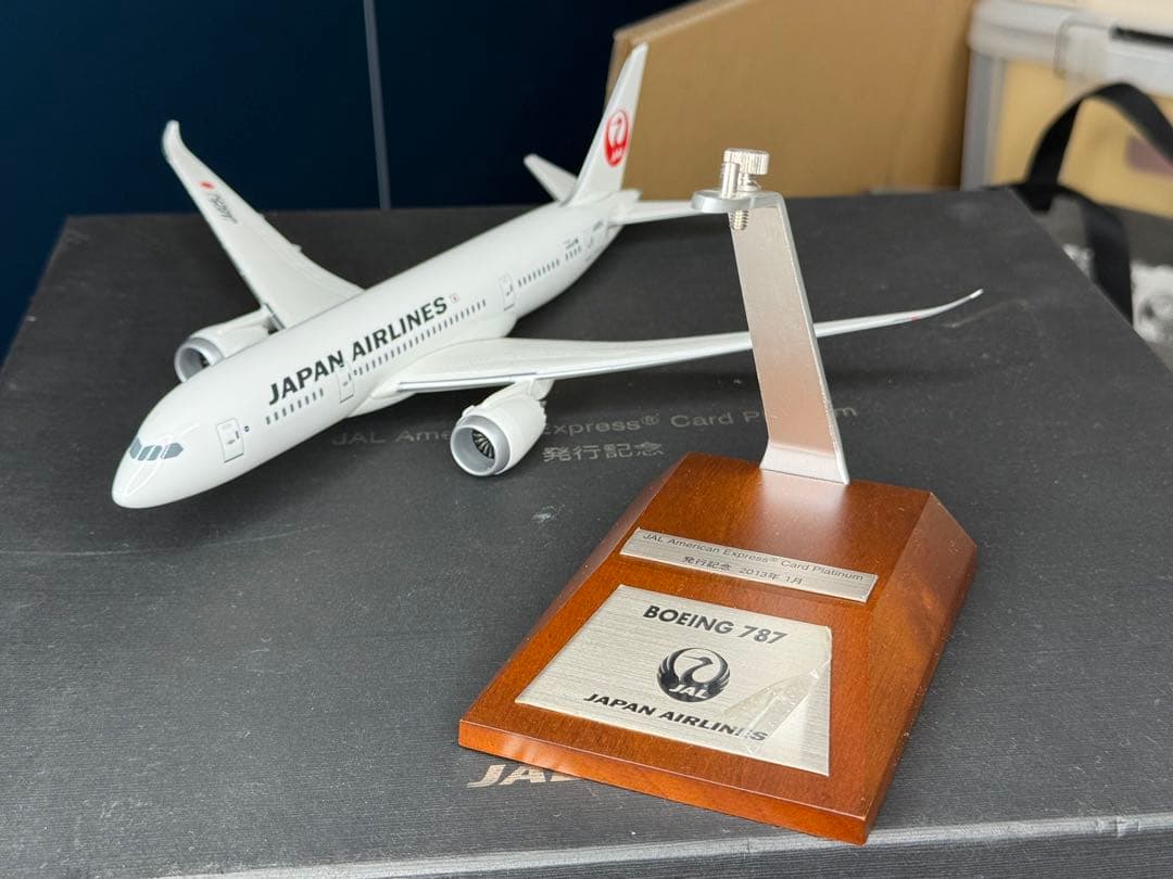 ＪＡＬ アメックスプラチナカード特典 BOEING 787 1/200 希少品