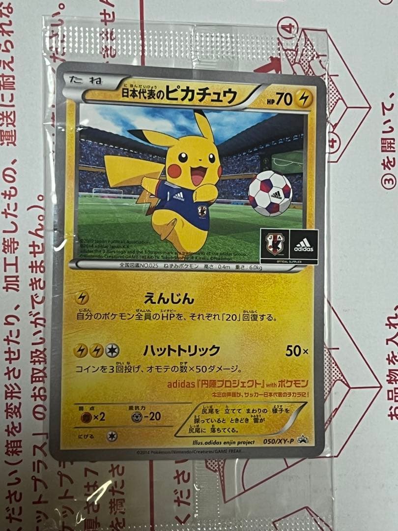 日本代表のピカチュウ：ポケモンNewモン! Book付録 プロモ　XY 値下げ◯