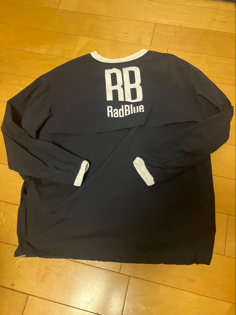 【完売品】　RadBlue テックコットンナイロンプルオーバー　（ラッドブルー）