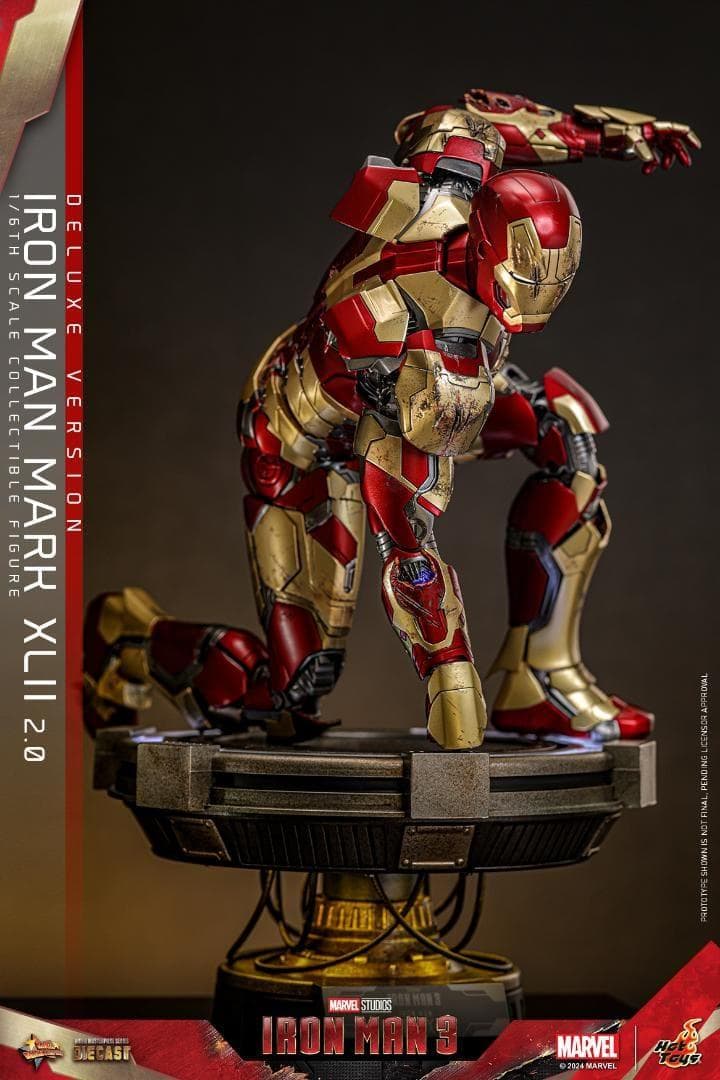 ホットトイズ 1/6 アイアンマン3 マーク42 DX版 MMS759D66