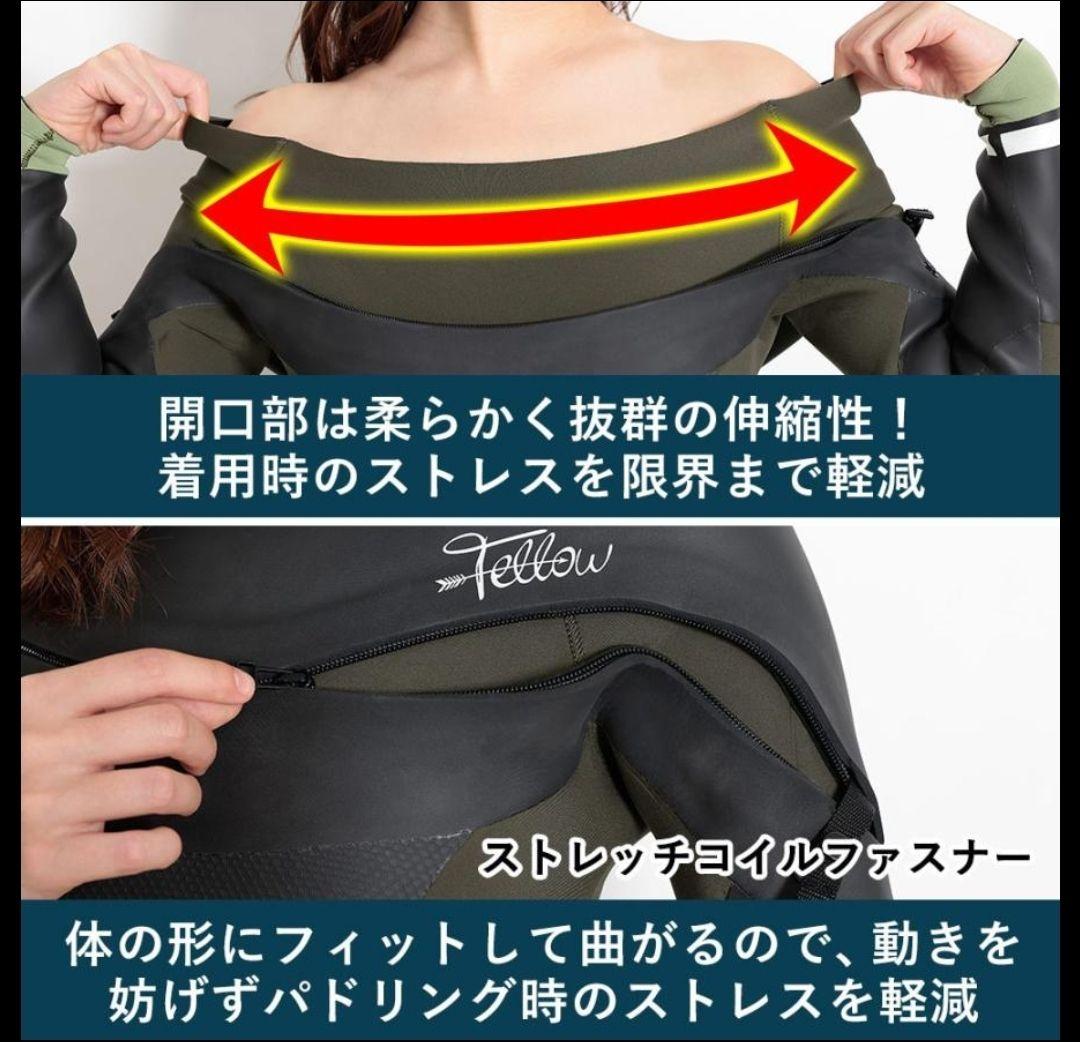 FellowセミドライウェットスーツレディースMBサイズ中古品