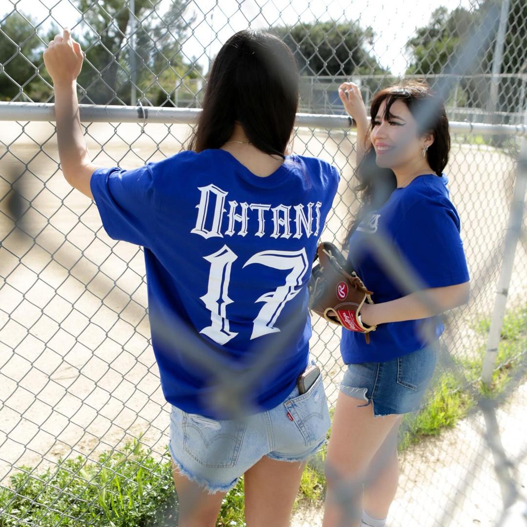 MC LA DODGERS SHOHEI OHTANI TEE BLUE 青