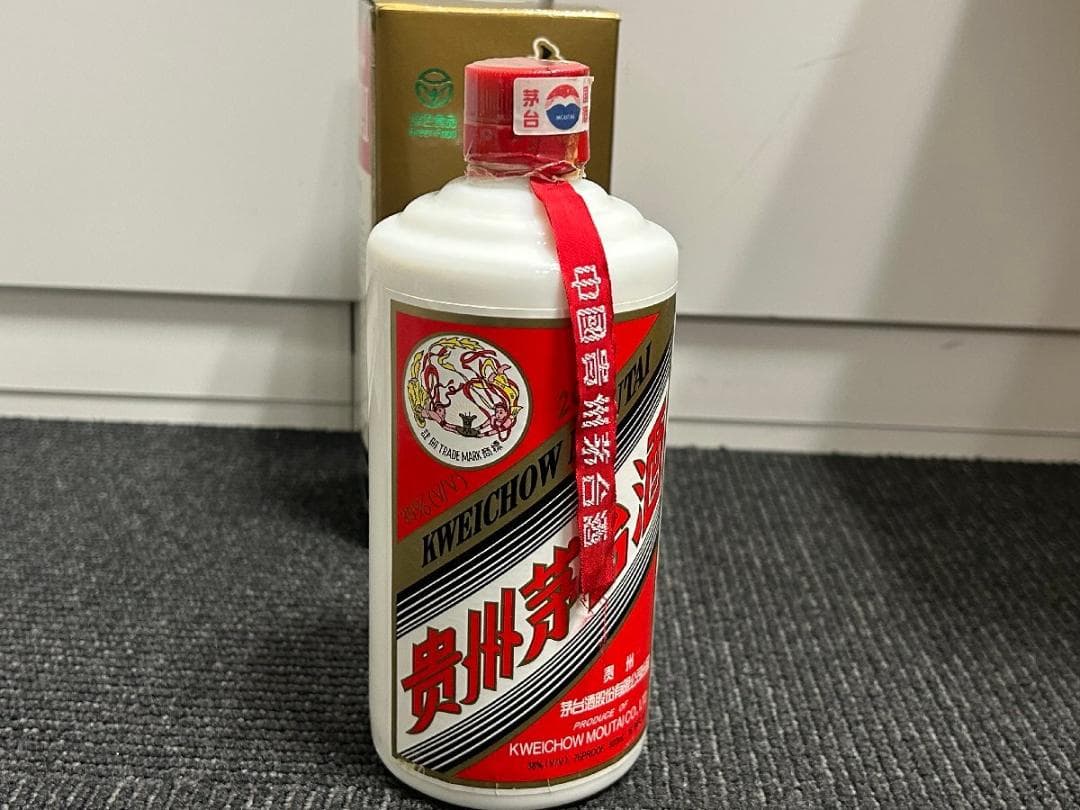 超希少！　2001年 貴州茅台酒　天女ラベル 500ml 38% 864g