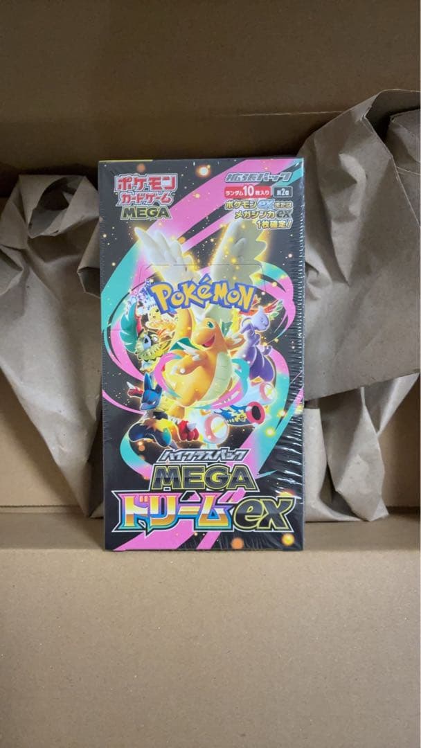 ポケモンカード　MEGAドリームex シュリンク付 1BOX 新品　未開封