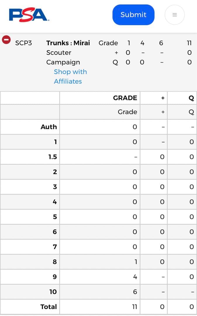 世界で6枚 PSA10 ドラゴンボールヒーローズ トランクス 未来 HR サイヤ
