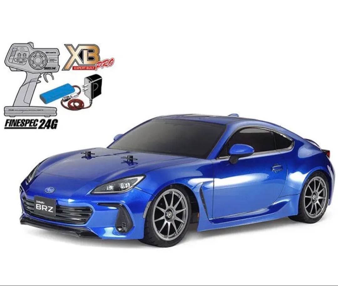 タミヤ XB 1/10RC スバルBRZ TT-02シャーシ