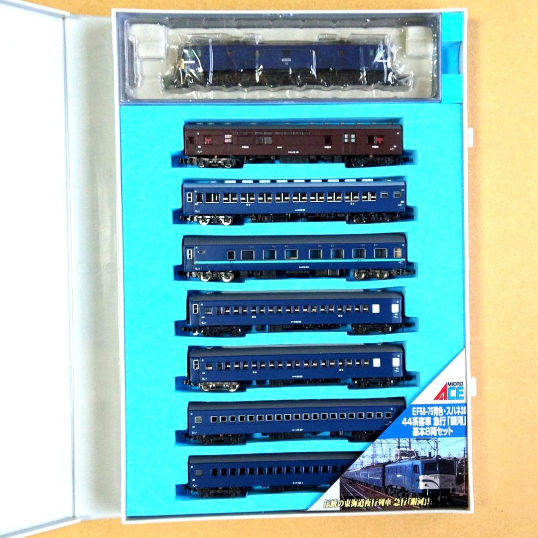 【休日値下げ】新品未使用　マイクロエース　EF58-75青色　急行銀河基本8両