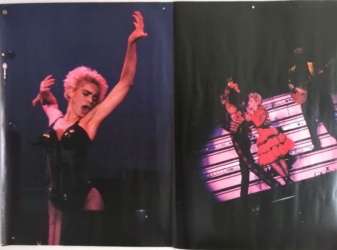 【希少レア品】MADONNA マドンナ 1987年日本公演 ＜ポスタークリップ＞