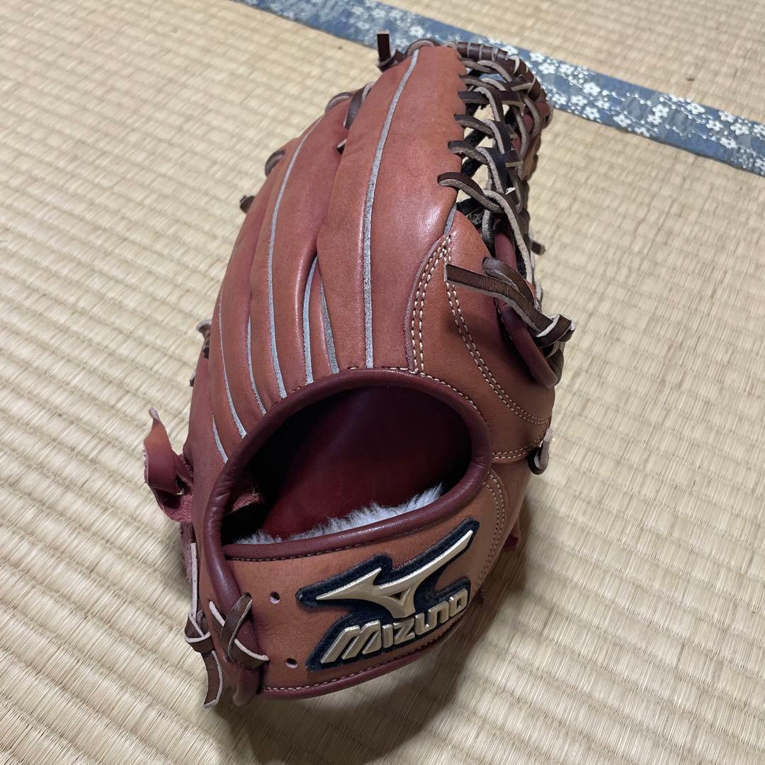 Mizuno 軟式グローブ ブラウン　外野手用