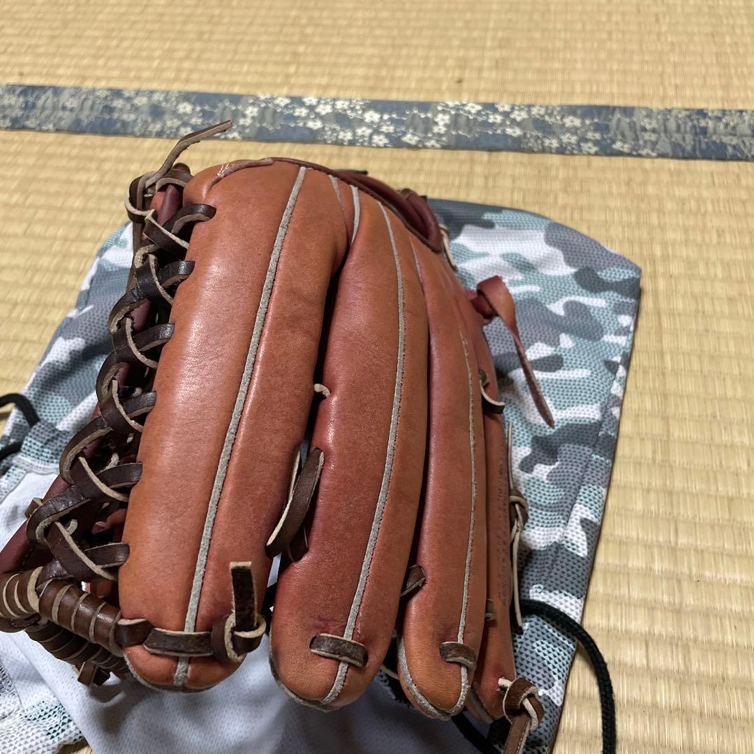 Mizuno 軟式グローブ ブラウン　外野手用