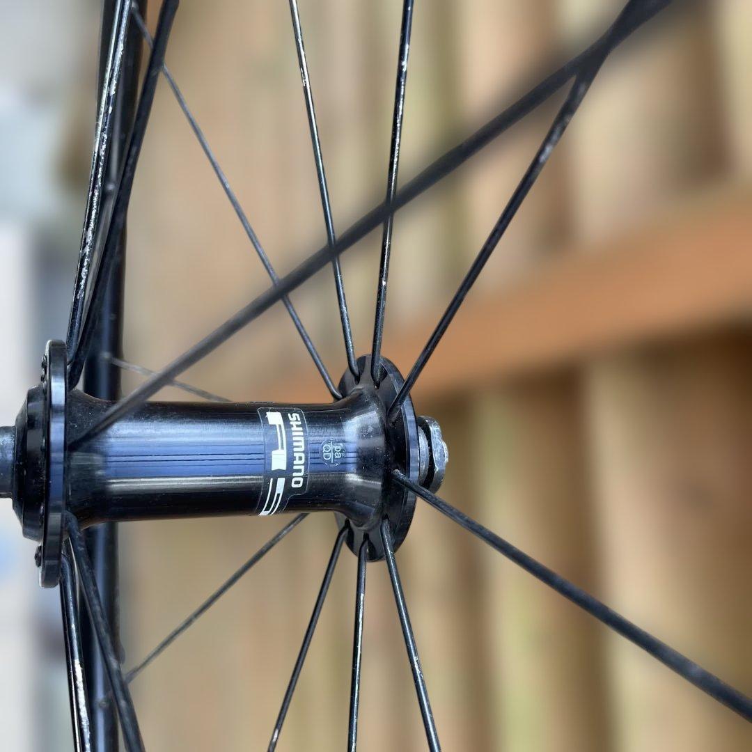 Shimano R500 完組ホイール ブラック(前後)