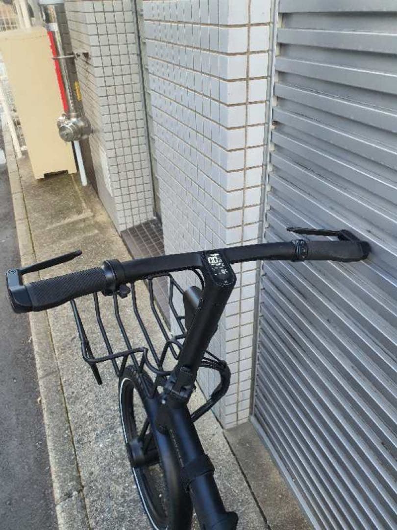 curohse ホンバイクストンプラス　黒　カゴ付き