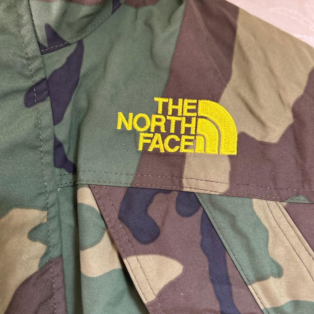美品　THE NORTH FACE カモフラージュ スノーウェア　100