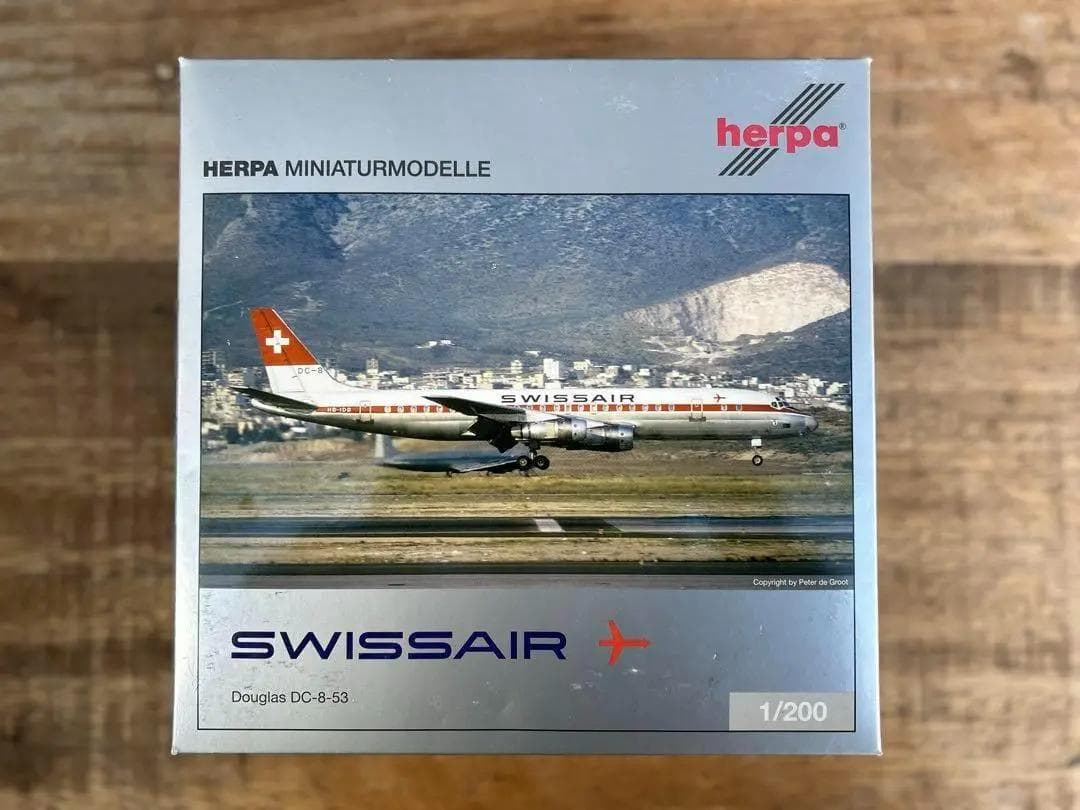 SWISSAIR スイスエア　Douglas DC-8-53　ヘルパ　1/200