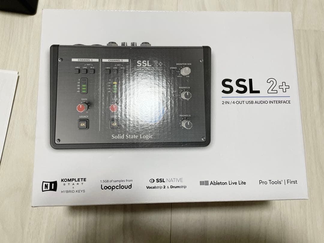 Solid State Logic SSL 2+ オーディオインターフェイス