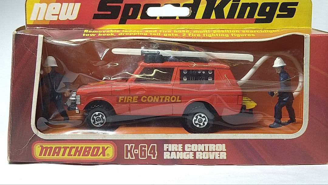 マッチボックス　MATCHBOX　K‐64　レンジローバー消防自動車