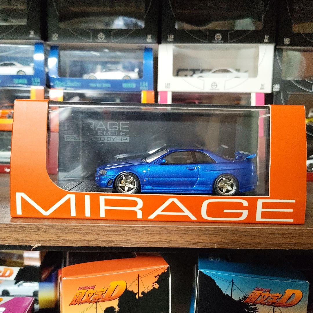 MIRAGE ニスモ R34 GT-R GTR S-tune ベイサイドブルー