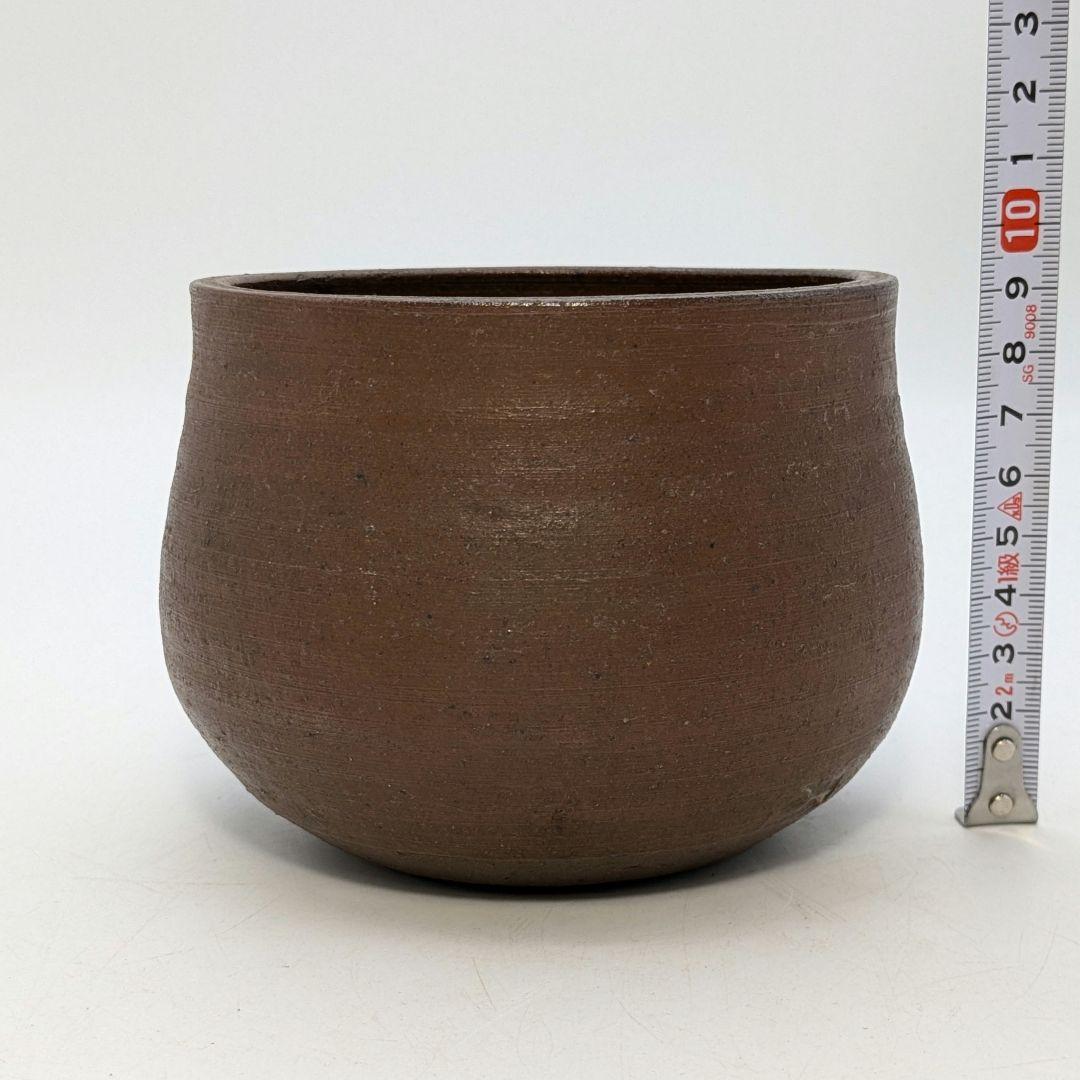 初代藤田龍峰 備前焼 建水 合箱 抹茶道具 茶器 食器 容器 茶こぼし 在銘