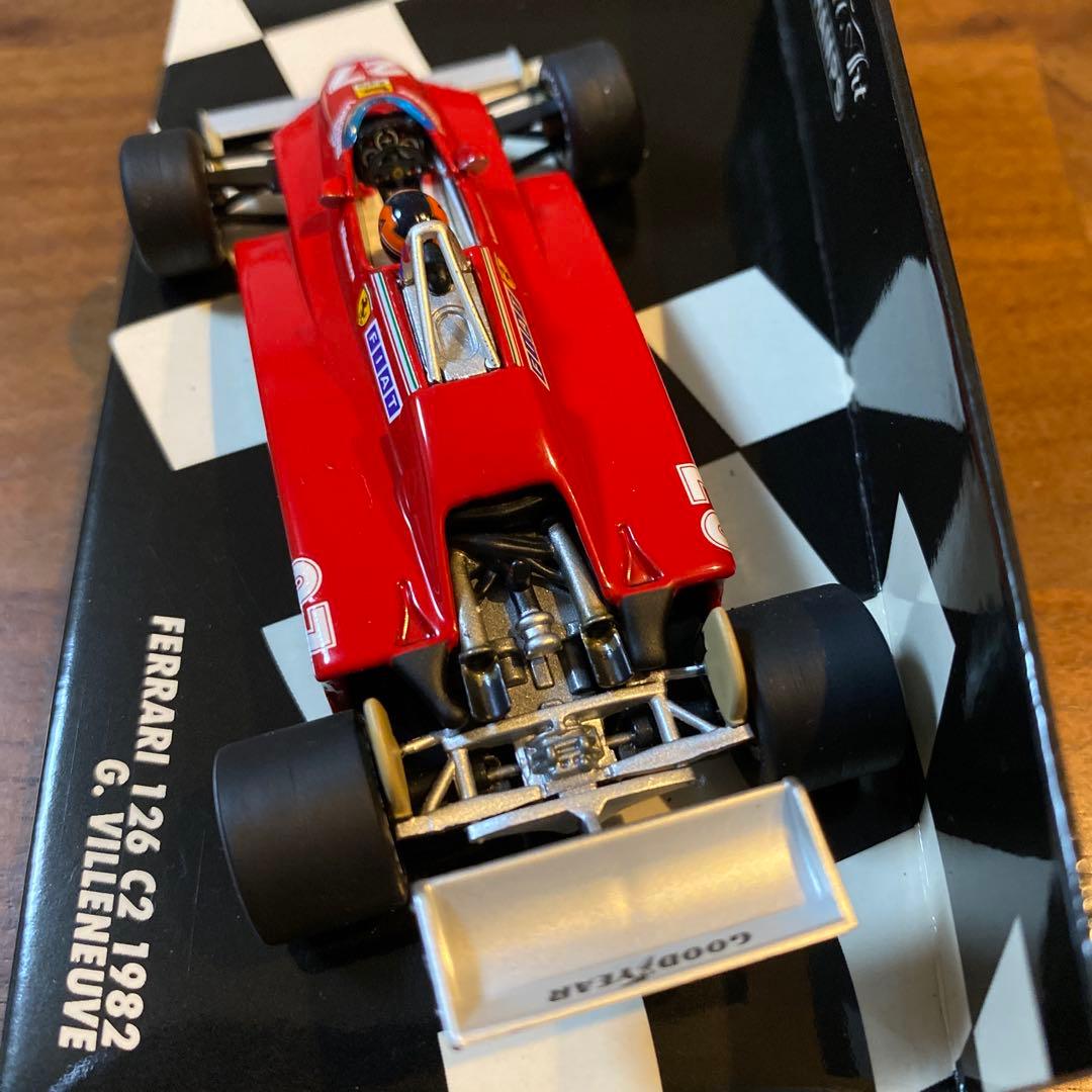 ジル・ビルヌーブ フェラーリ 126C2 ミニチャンプス 1/43スケール F1