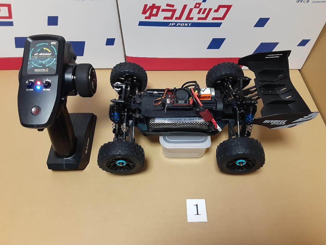 【ジャンク新品】XDKJ-001 BLUE 95km/h 3S 2800mAh①