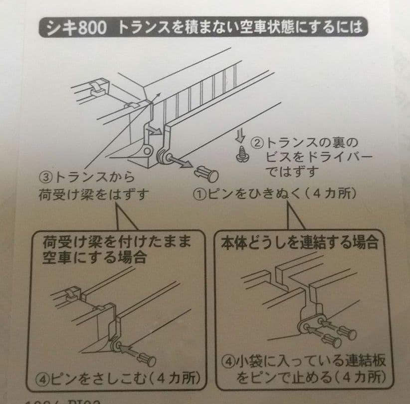 ＭＩＣＲＯＡＣＥ Nゲージ シキ８００＋ヨ８０００×２ ３両セット A８５７４