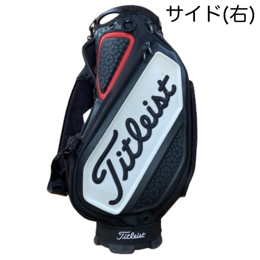 Titleist タイトリスト キャディバッグ ツアーモデル TB7SF9 黒赤