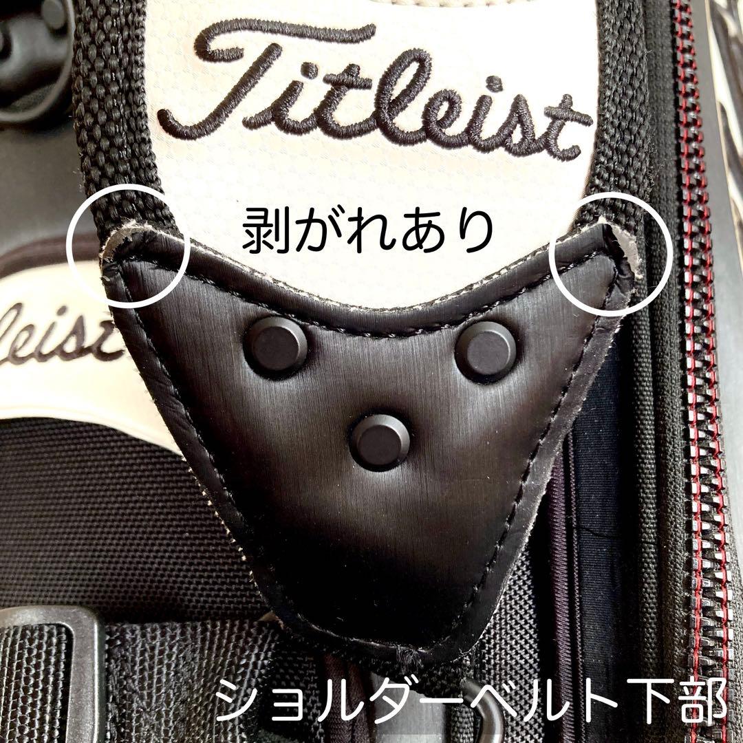 Titleist タイトリスト キャディバッグ ツアーモデル TB7SF9 黒赤