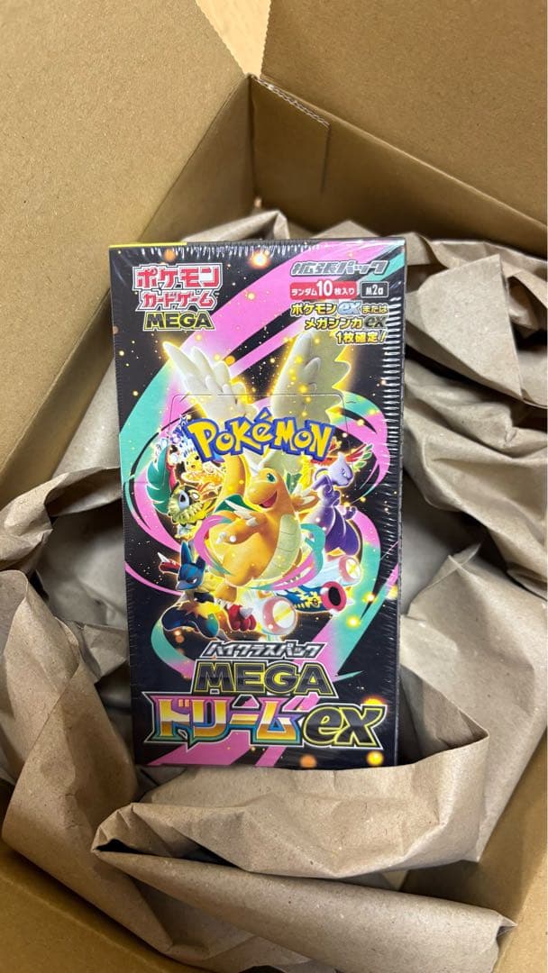 【未開封シュリンク付き】ポケモンカードゲーム MEGA ドリームEX 1BOX