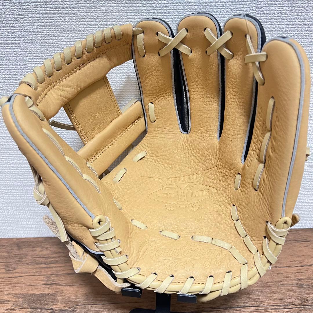 【タグ付き未使用品】一般軟式・グローブ ローリングス 内野用・大人用 キャメル