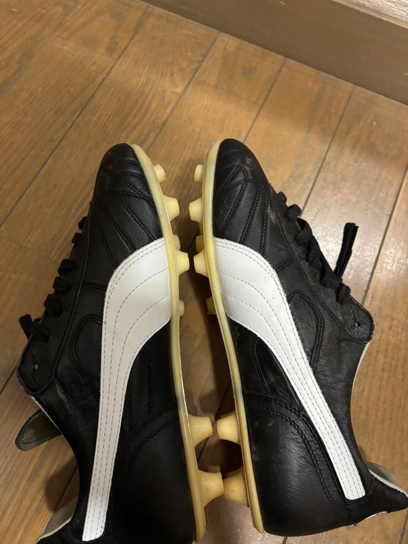 PUMA スパイクシューズ 25.5cm 黒　スフィーダ　カズ　三浦知良