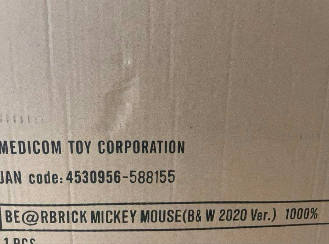 コミック・アニメ BE@RBRICK MICKEY MOUSE (B&W 2020 Ver.)