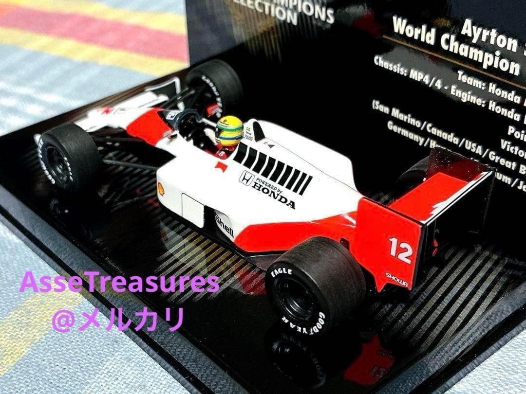 ミニチャンプス WC 1/43 マクラーレン・ホンダ MP4/4 A. セナ