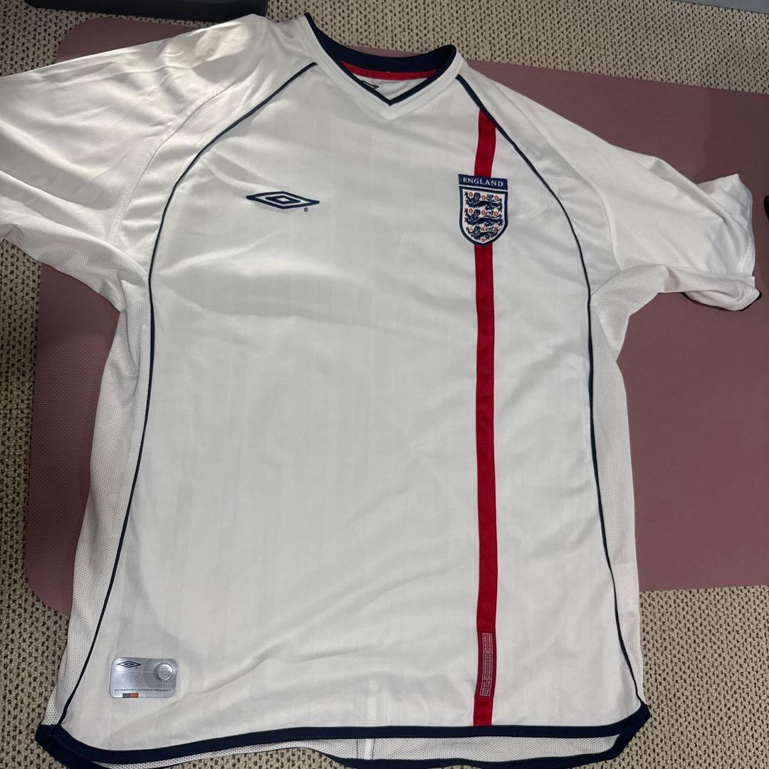 イングランド代表 2002年WC Authentic 背番号なしXL