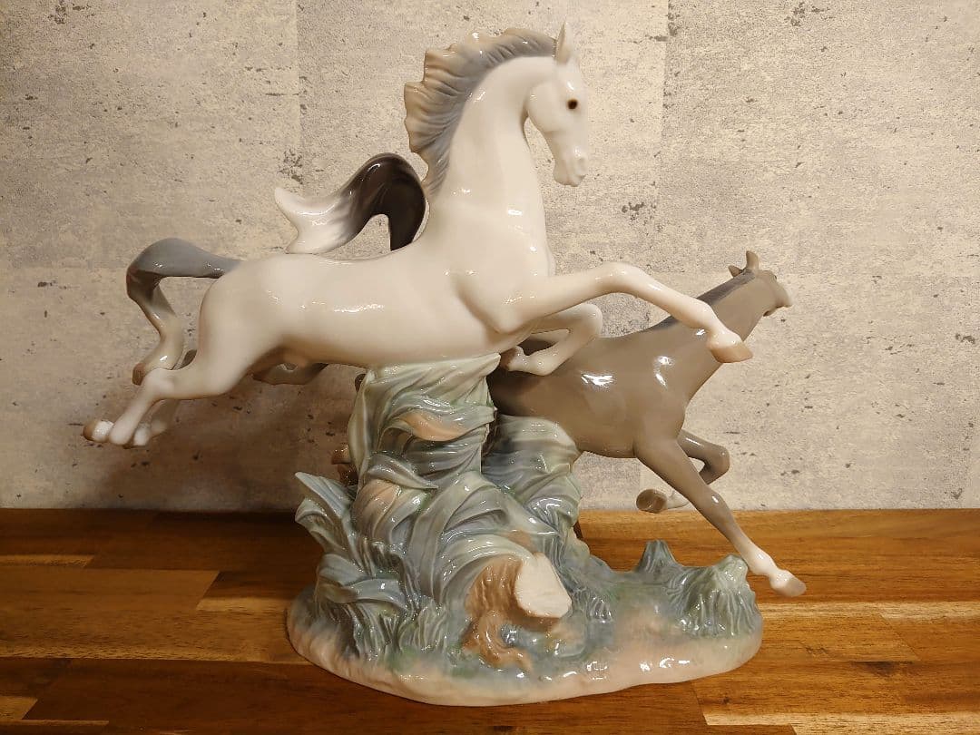 【極美品】【完売品】リヤドロ　駆ける馬　LLADRO