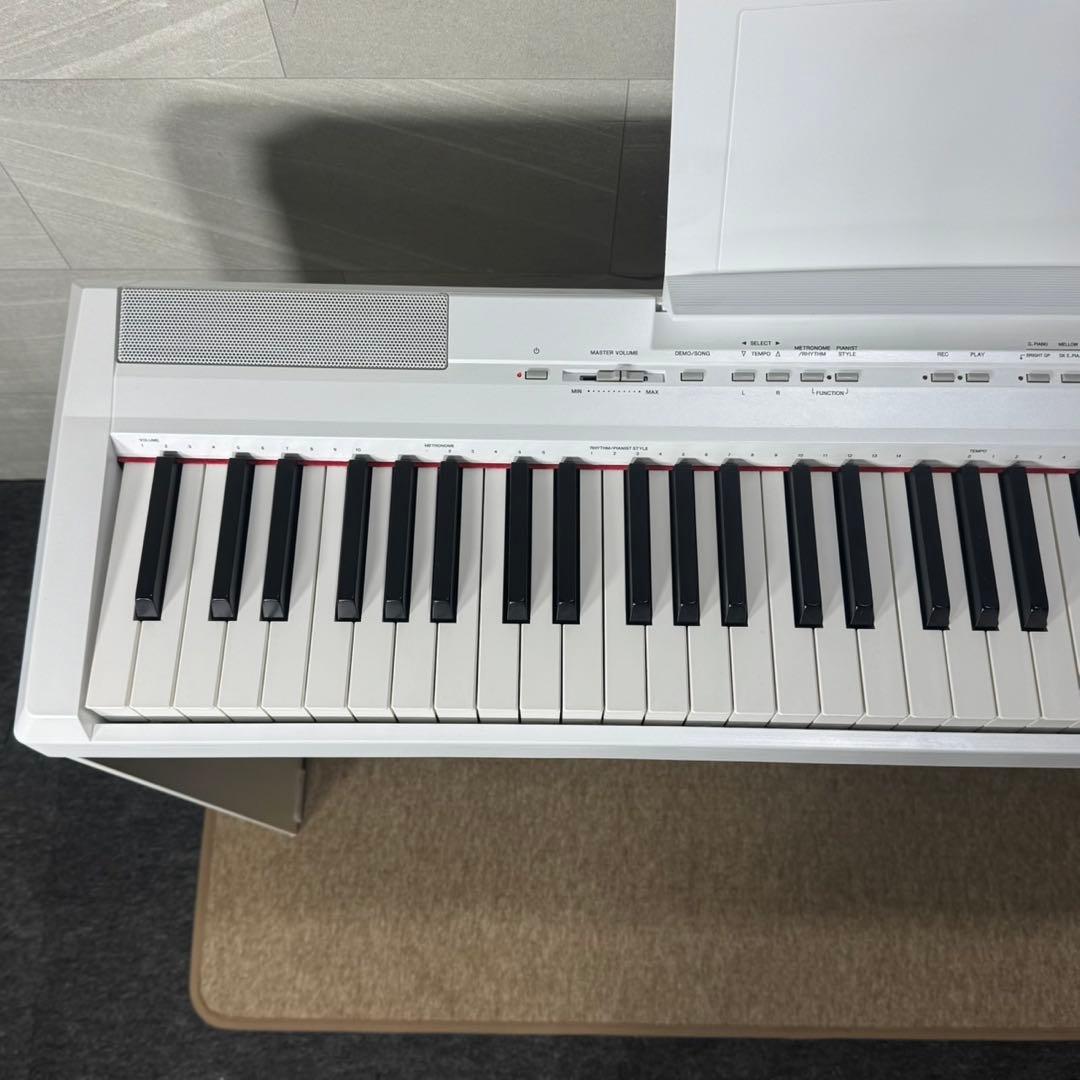 YAMAHA 電子ピアノ P-115 WH 2016年 スタンド d5351
