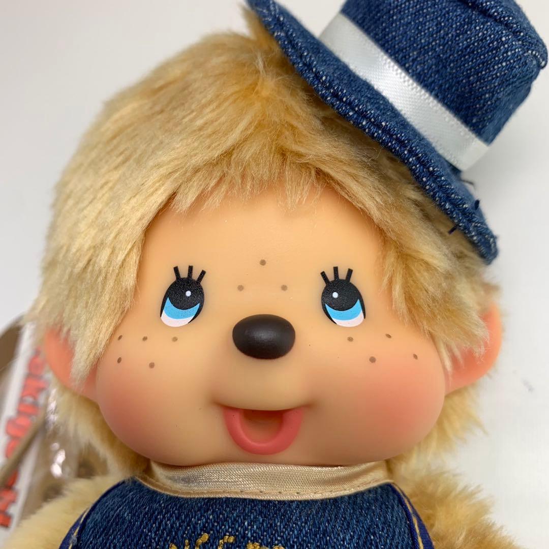 新品 40周年 デニム 男の子 モンチッチ monchhichi 499