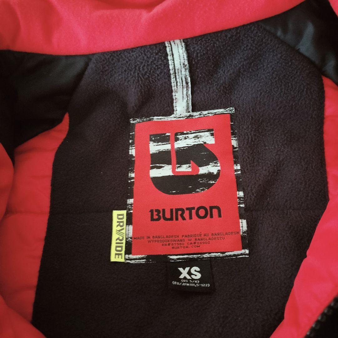 BURTON　子ども用スノーボードウェア　XS