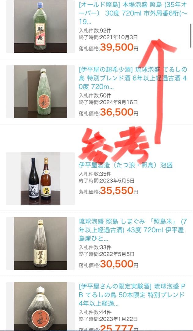 これが本物の幻の泡盛…！！　48〜53年古酒…！！　伊平屋酒造　照島　たつ浪