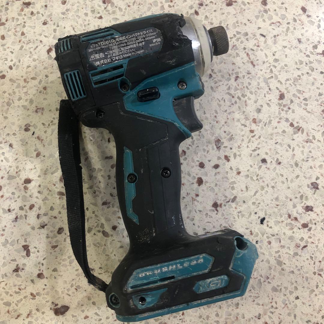 マキタインパクトドライバー40vTD001G動作品中古本体のみmakita