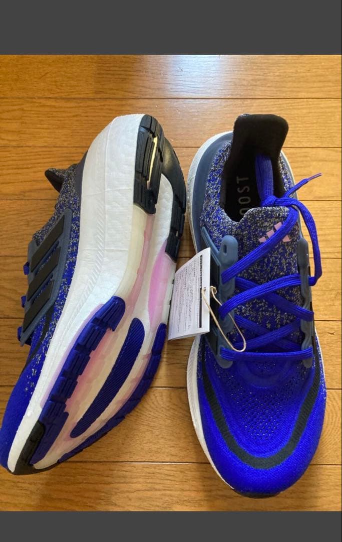 アディダス UltraBoost 青紫 スニーカー サイズ 27